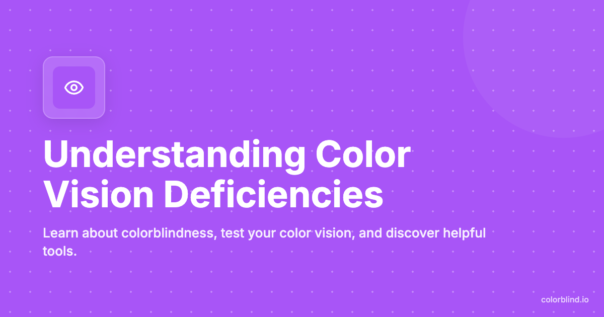 Types of Colorblindness | Colorblind